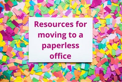 Moving to a paperless office